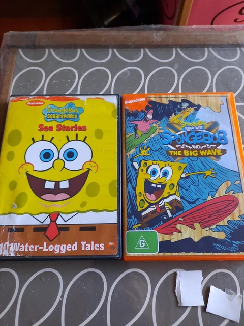 DVD BUNDLE - Spongebob Squarepants Sea Stories + the Big wave PAL V4 ...