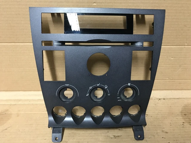 ASTON MARTIN VANTAGE V8 Manual Heater And Cd Grey Facia Cover Trim 05 ...