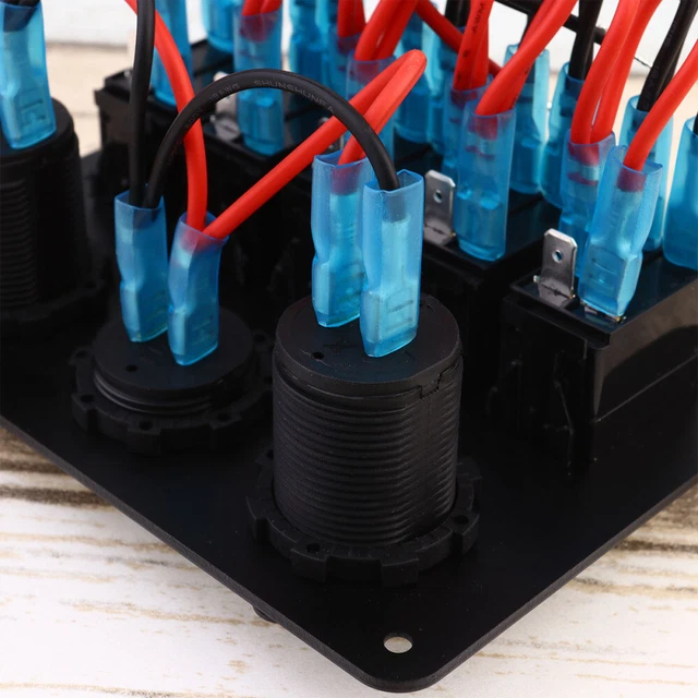 5 WAY PANEL Red LED Light ON-OFF Toggle Control Accessory Durable £35. ...