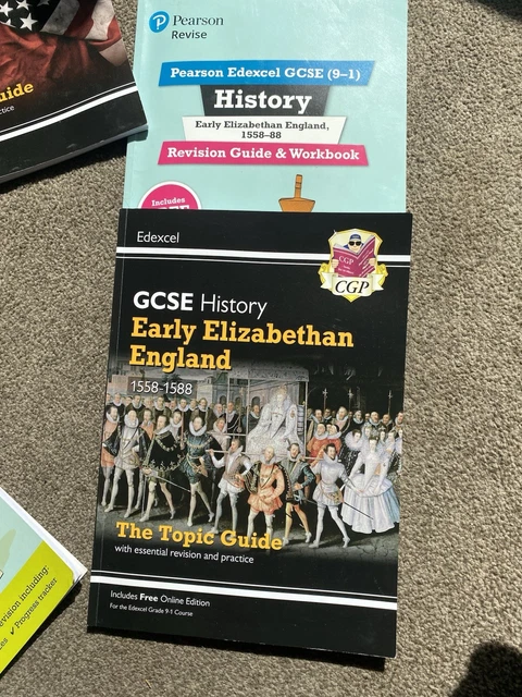 PEARSON EDEXCEL GCSE History Early Elizabethan England,Revision Guide ...