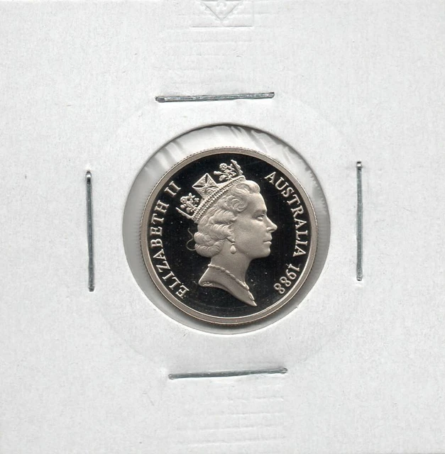 AUSTRALIAN PROOF: 1988 5 Cent Coin In 2X2 Holder EUR 3,69 - PicClick FR