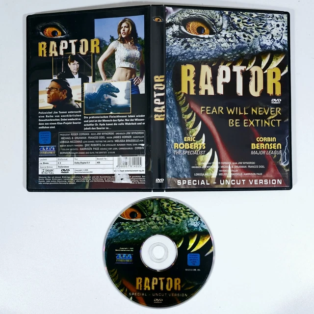 MONSTER B-MOVIE DVD Tierhorror RAPTOR uncut dt. Corman Carnosaurus ...