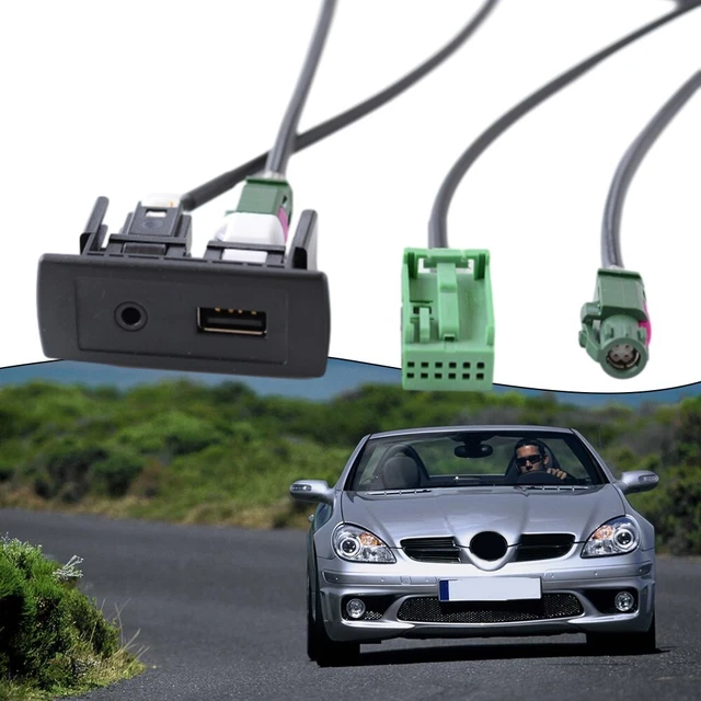 PRISE UNIVERSELLE VOITURE USB AUX pour Mercedes SLK SL 2008 avec pour ...