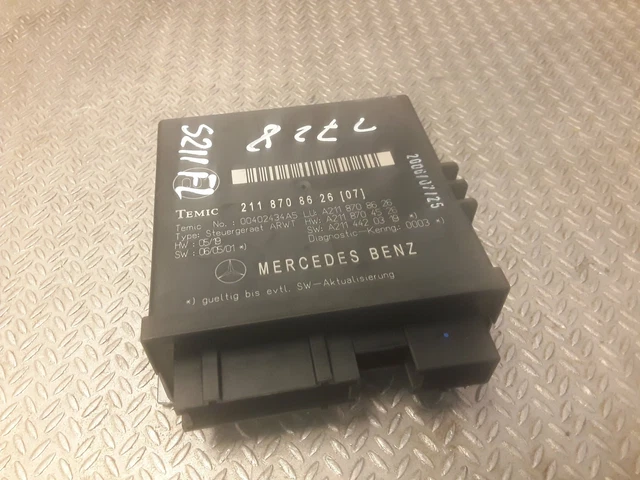 MERCEDES BOOTLID TAILGATE ECU Control Module E Class W211 ESTATE S211 ...
