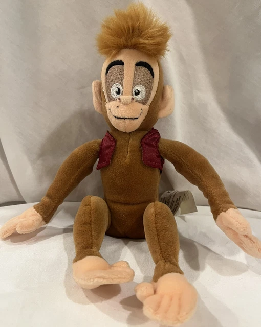 ALADDIN MONKEY ABU Brown Plush Walt Disney Exclusive with Vest Hat ...
