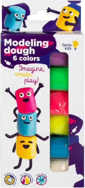 KIT DE PÂTE à Modeler Bio - 6 Couleurs 0,18 kg Plastiline Argile ...