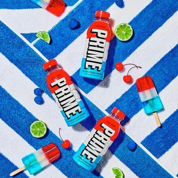PRIME HYDRATION DRINK Ice Pop Flavor 16.9 Oz Logan Paul Ksi ( All ...
