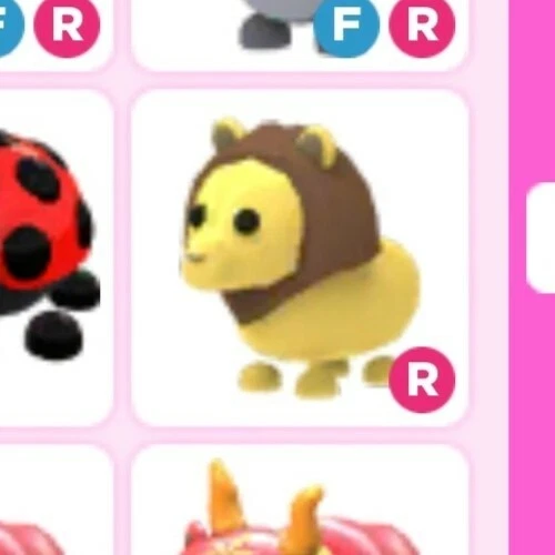 ROBLOX - ADOPT Me - Ride Lion Ultra Rare Safari Pet £5.99 - PicClick UK