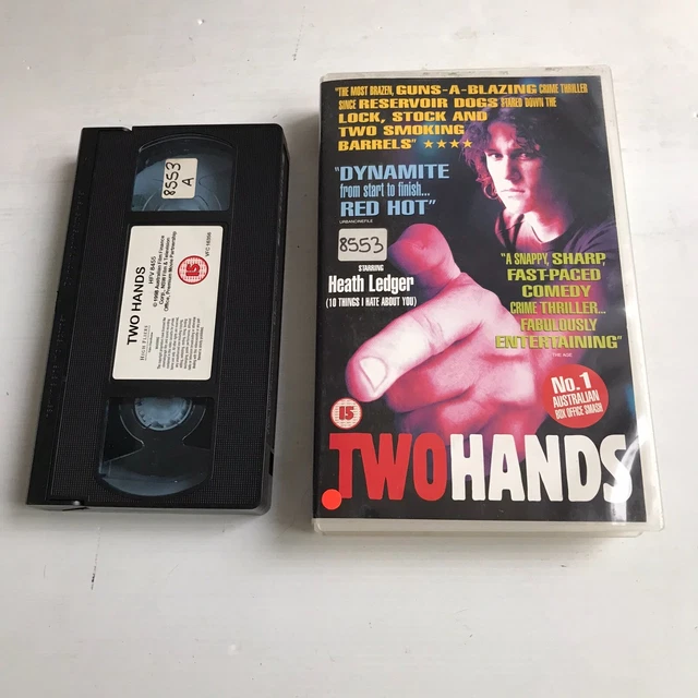 TWO HANDS VHS Big Box EX RENTAL Heath Ledger £5.70 - PicClick UK