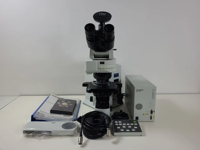 OLYMPUS BX61 MICROSCOPE Système W/ 1 X Objectif Uplanapo 40x/1,00 Labo ...
