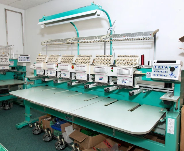 TAJIMA EMBROIDERY MACHINE industrial Six Head £8,500.00 - PicClick UK