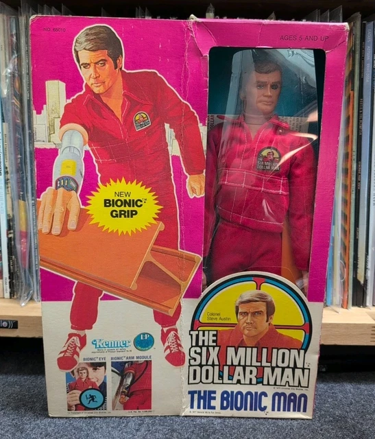 VINTAGE SIX MILLION Dollar Man 1977 Unused Figure,Boxed –Bionic Man ...