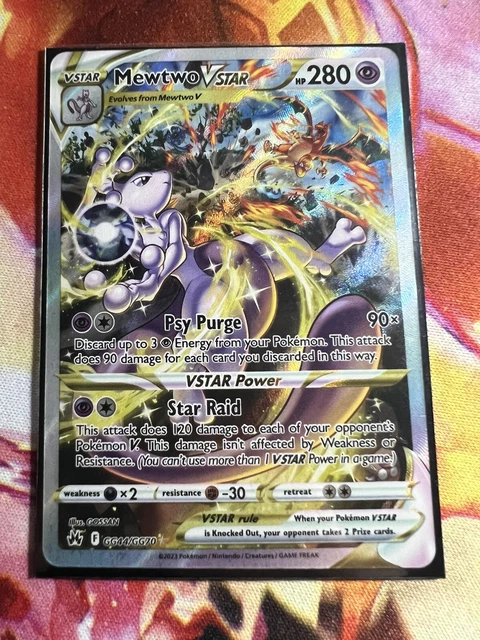POKÉMON TCG MEWTWO VSTAR Crown Zenith: Galarian Gallery GG44/GG70 ...