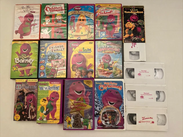 BARNEY COLLECTION OF 8-DVD & 8-VHS Lot $75.54 - PicClick CA