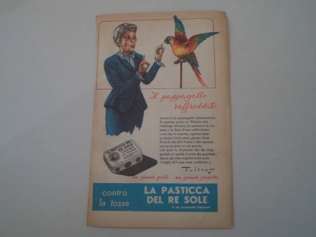 ADVERTISING PUBBLICITÀ 1953 LA PASTICCA DEL RE SOLE GAZZONI EUR 6,00 ...