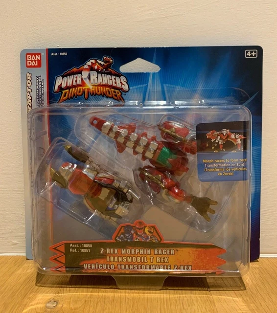 NEW, POWER RANGERS Dino Thunder - Z-Rex Morphin Racer. £12.99 - PicClick UK