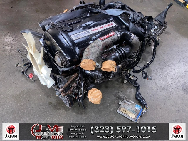 JDM NISSAN SKYLINE Gtr R32 , Rb26 Det Engines 5 Speed Awd Transmission ...