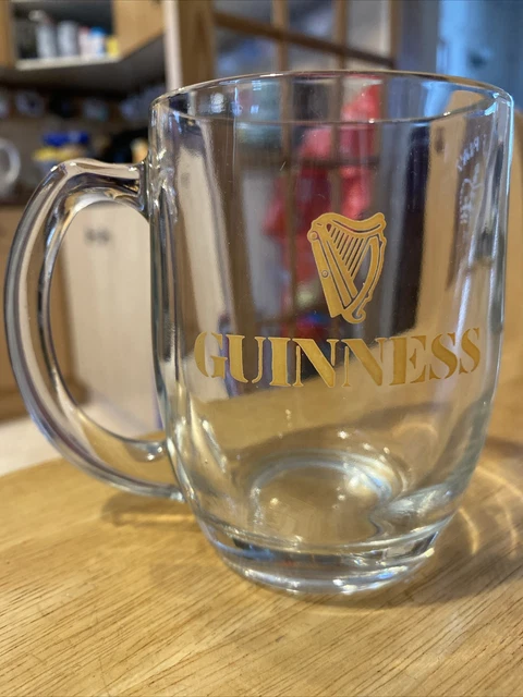 VINTAGE RARE GUINNESS 1/2 PINT GLASS TANKARD - Crown Mark , Harp Crest £29.99 - PicClick UK