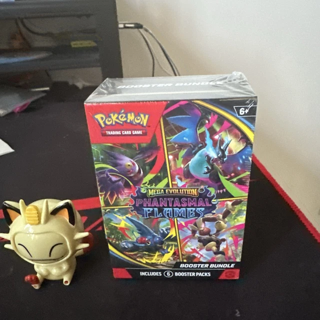 POKEMON TCG: MEGA Evolution Phantasmal Flames Booster Bundle (6 Packs ...