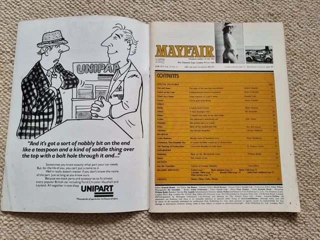 MAYFAIR MENS MAGAZINE, Linda Lusardi Volume Vol. 12 Number No. 2 - Feb ...