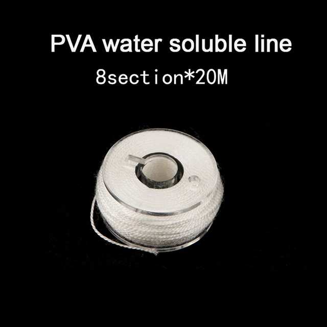 20M REEL PVA String Carp Fishing Water Soluble Braided Sink Line PVA ...