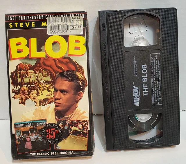 THE BLOB (VHS, 1995) 1958 Version $9.99 - PicClick CA