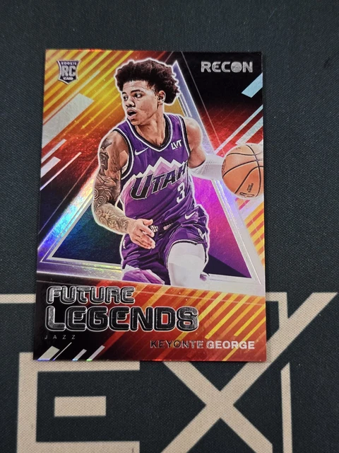 2023-24 RECON BASKETBALL KEYONTE GEORGE RC Future Legends #17 JAZZ NBA ...