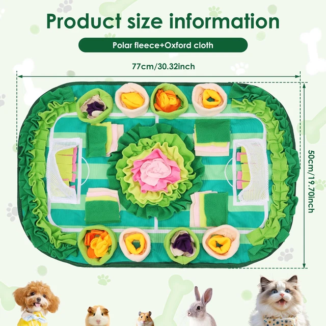 PET SNUFFLE MAT for Dogs Machine Washable Interactive Snuffle Mat ...