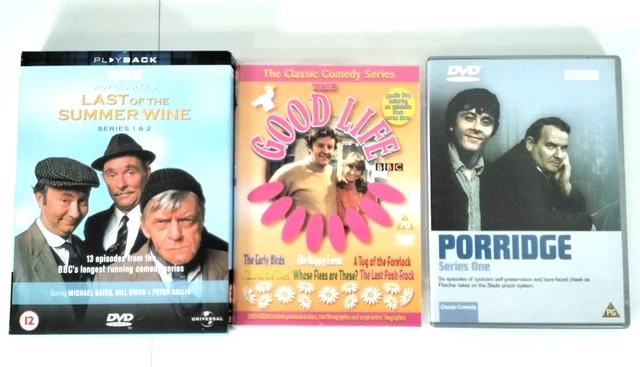X3 CLASSIC BRITISH Comedy Dvds Joblot Bundle Good Life Porridge Summer ...