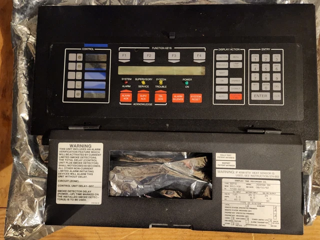 SIMPLEX 4100-8201 MAPNET Fire Alarm Operator Interface Control Panel ...