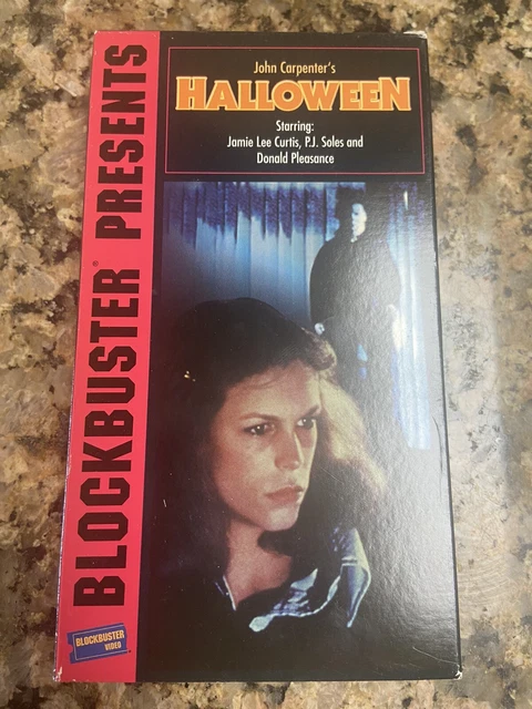 VINTAGE HALLOWEEN JAMIE Lee Curtis Horror VHS Blockbuster Presents ...