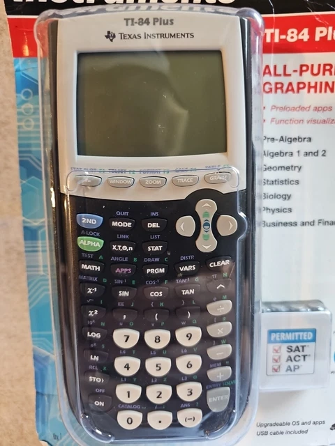 TEXAS INSTRUMENTS TI-84 Plus Graphing Calculator NEW Unopened Packaging ...