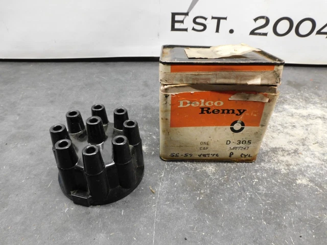 1955-57 CORVETTE NOS Delco Remey D305 Distributor Cap Chevy 2577 $32.50 ...