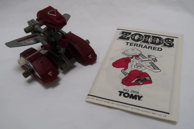TOMY ZOIDS TERRARED Red Zoid - Ref. No. 2559 Complete with Assembly ...