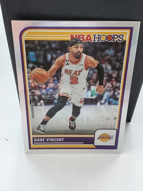 2023-24 PANINI NBA Hoops Argent 128/199 Gabe Vincent #49 Lakers EUR 4 ...