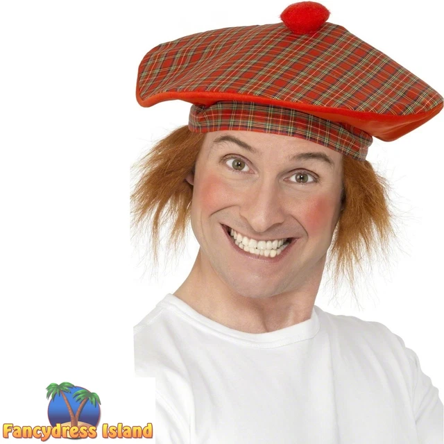 SMIFFYS TAM-O-SHANTER HAT Novelty Scottish Adults Fancy Dress £7.59 ...