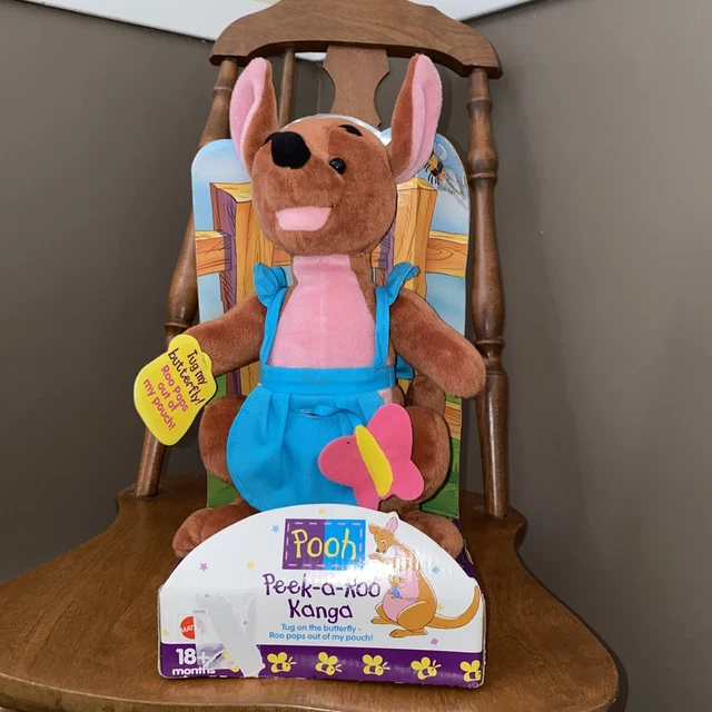 VINTAGE 1997 MATTEL Peek-A-Roo Kanga Disney Pooh Plush NIB £22.21 ...