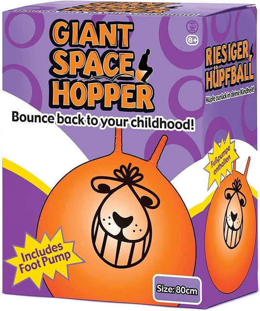 GIANT ADULT SPACE Hopper 80CM Inflatable Bouncy Kangaroo Bounce Ride On ...