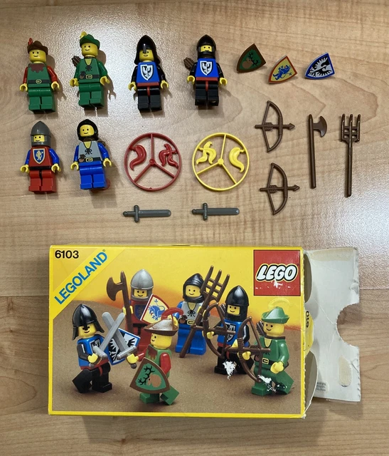 LEGO VINTAGE CASTLE 6103 Castle Mini Figures complet avec boite EUR 150 ...