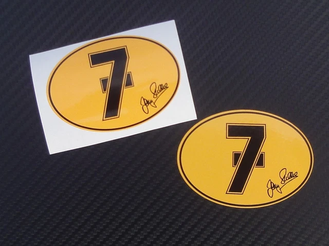 2 BARRY SHEENE Number #7 decals /stickers with Signature, Vintage ...