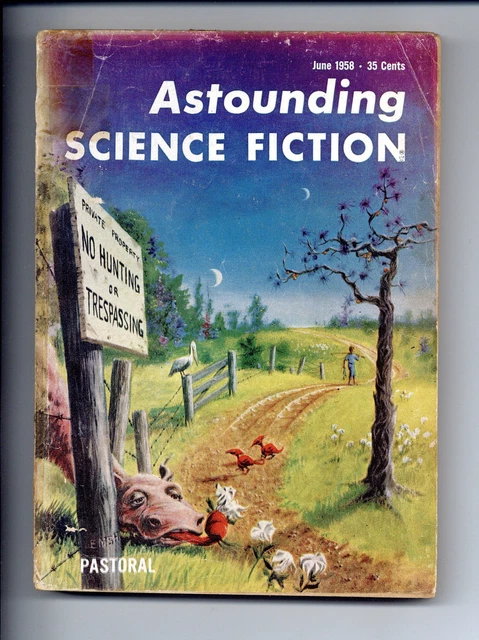 ASTOUNDING SCIENCE FICTION Pulp/Digest Vol. 61 #4 GD- 1.8 1958 qualité ...