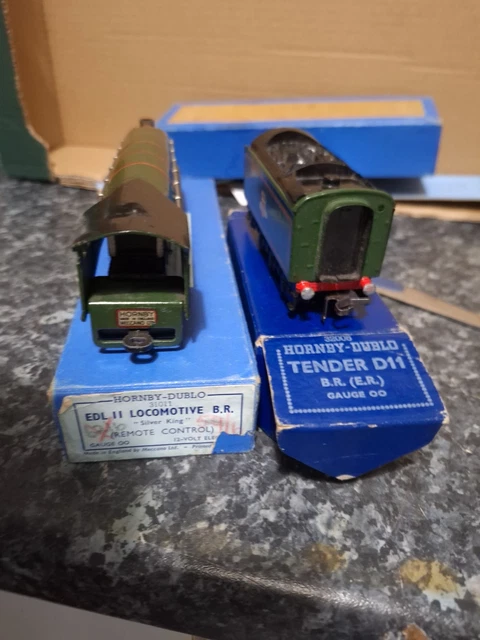 H/DUBLO 3 RAIL A4 Silver King. Steam Loco, Mint Boxed £85.00 - PicClick UK