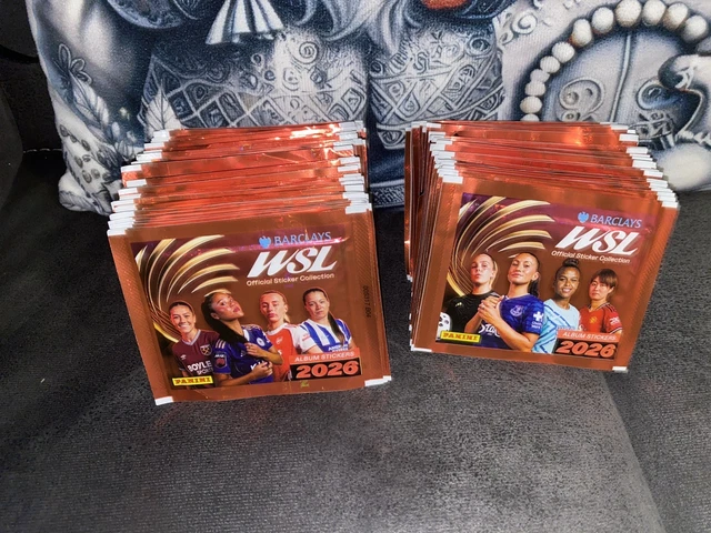 PANINI BARCLAYS WOMEN'S Super League WSL 2026 Official Stickers 100 ...