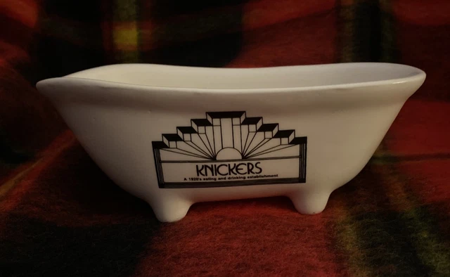 1920’S KNICKERS RESTAURANT Ceramic Gin Bathtub Dish AD Piece By DAGA ...
