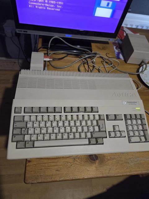 AMIGA 500+ Plus Lots of Games and Accessories Plus TEAC Tv Games £286. ...