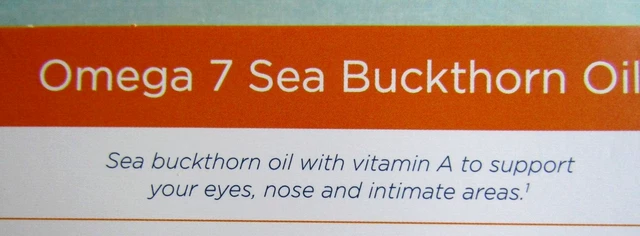 Healthspan Omega 7 Sea Buckthorn Oil 59 Capsules £19 49 Expiry 01