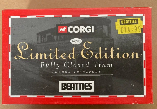 CORGI LONDON TRANSPORT Ltd Edition Fully Closed Tram BASSETT LOWKE ...