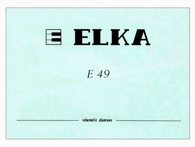 ELKA C92 SERVICE Manual Schematic Diagrams Circuit Diagram Electrical ...