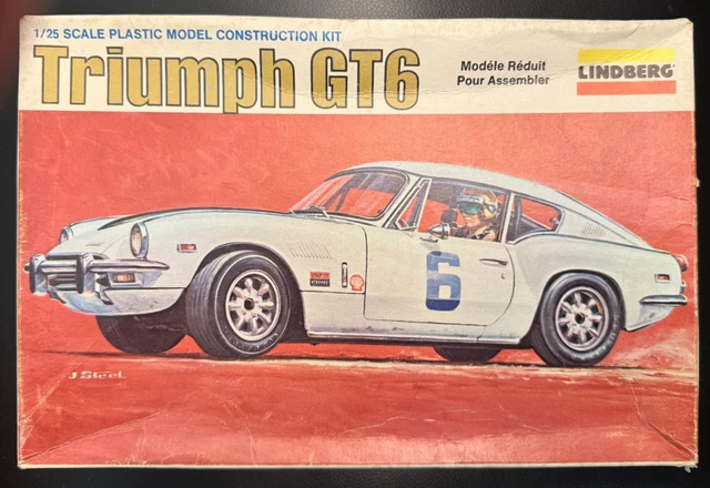 TRIUMPH GT6 MK2 Modellbausatz Original 1970-er Jahre EUR 25,53 ...