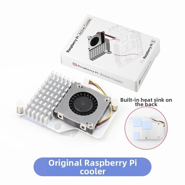 ACTIVE COOLER FOR Raspberry Pi 5 with For PWM Fan for Optimal Heat ...